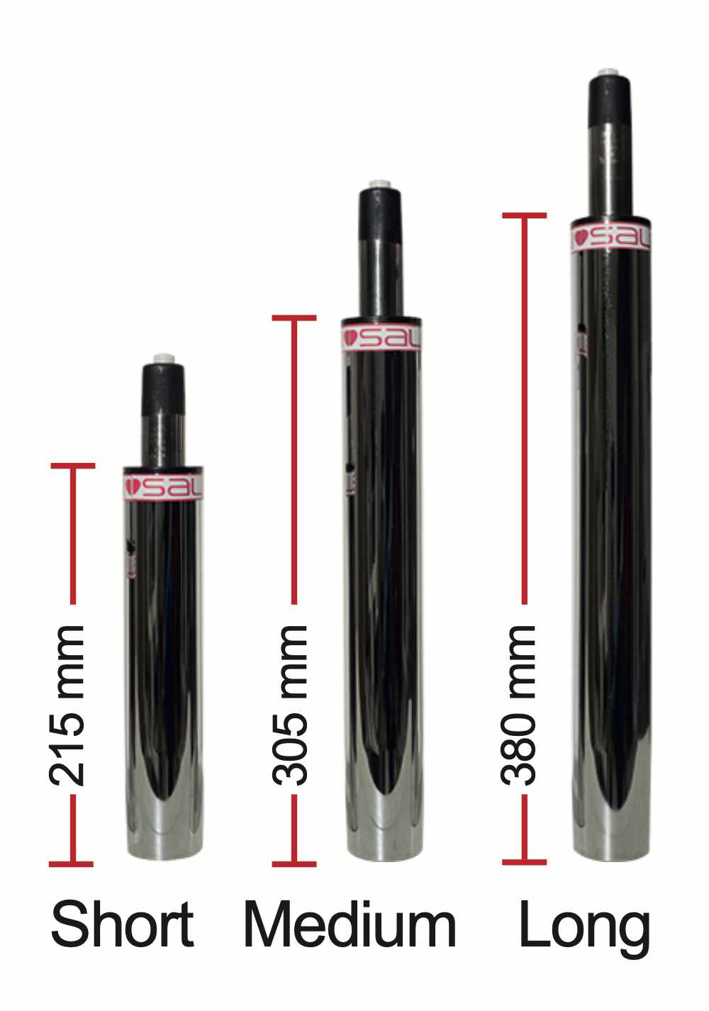 Gas lift spring for saddle chair and office chair | Salli Australia